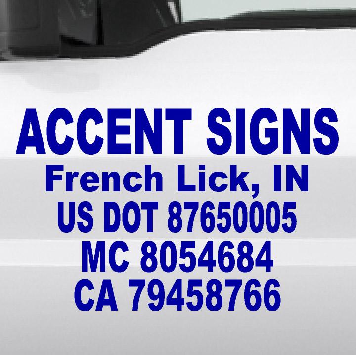 US DOT Stickers, DOT Number Decals for Trucks- Fast Shipping
