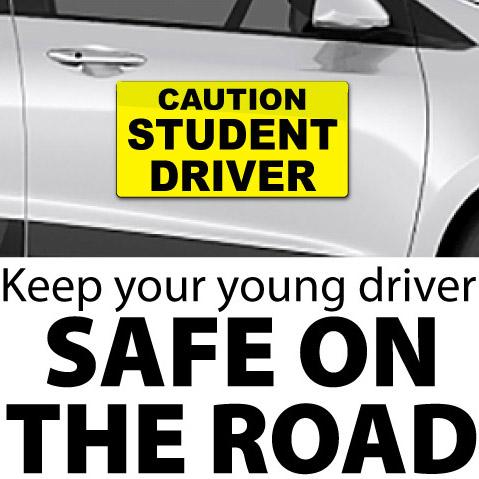 Student Driver Car Signs from $3.50 | Many styles and colors