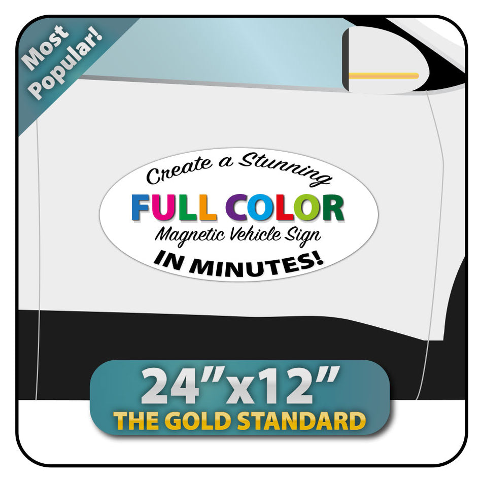 Custom Magnetic Signs for Cars | Truck & Van Magnet Signs from $3.50