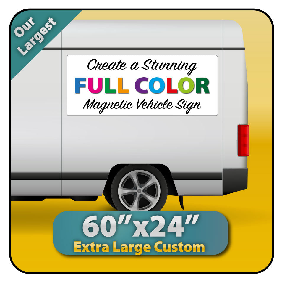Custom Magnetic Signs for Cars | Truck & Van Magnet Signs from $3.50