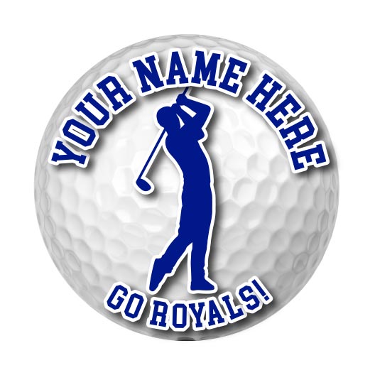 Golf Magnet or Sticker | Custom Golf Ball Sign for Car or Locker