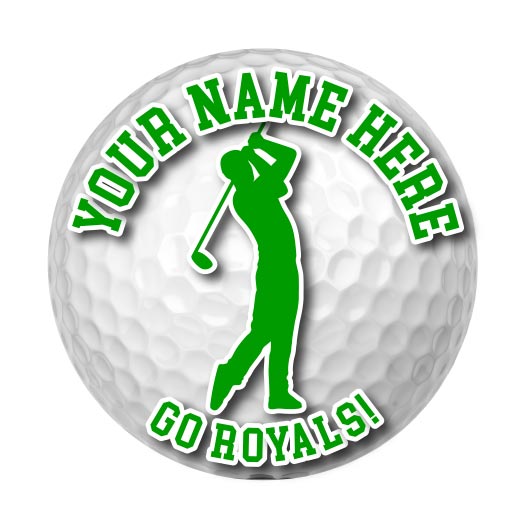 Golf Magnet or Sticker | Custom Golf Ball Sign for Car or Locker