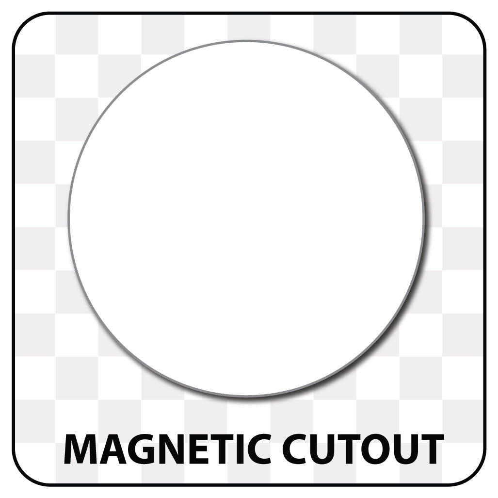 Round Blank Circle Magnet Signs in Many Sizes and Colors | Polka Dots