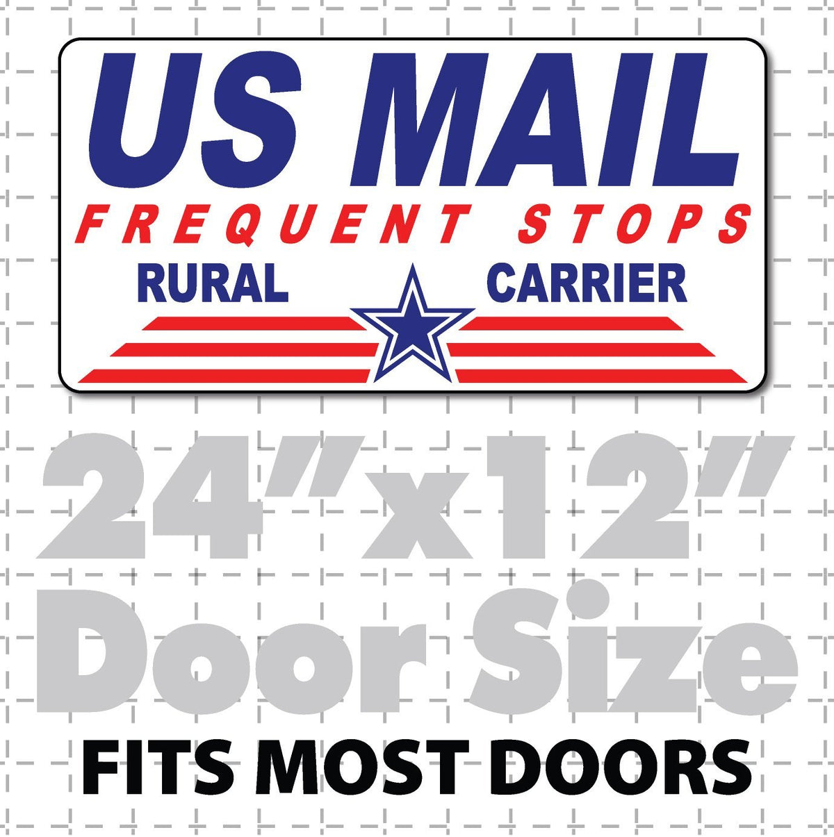 US Mail Rural Carrier Signs Mail Delivery Affordable Quality