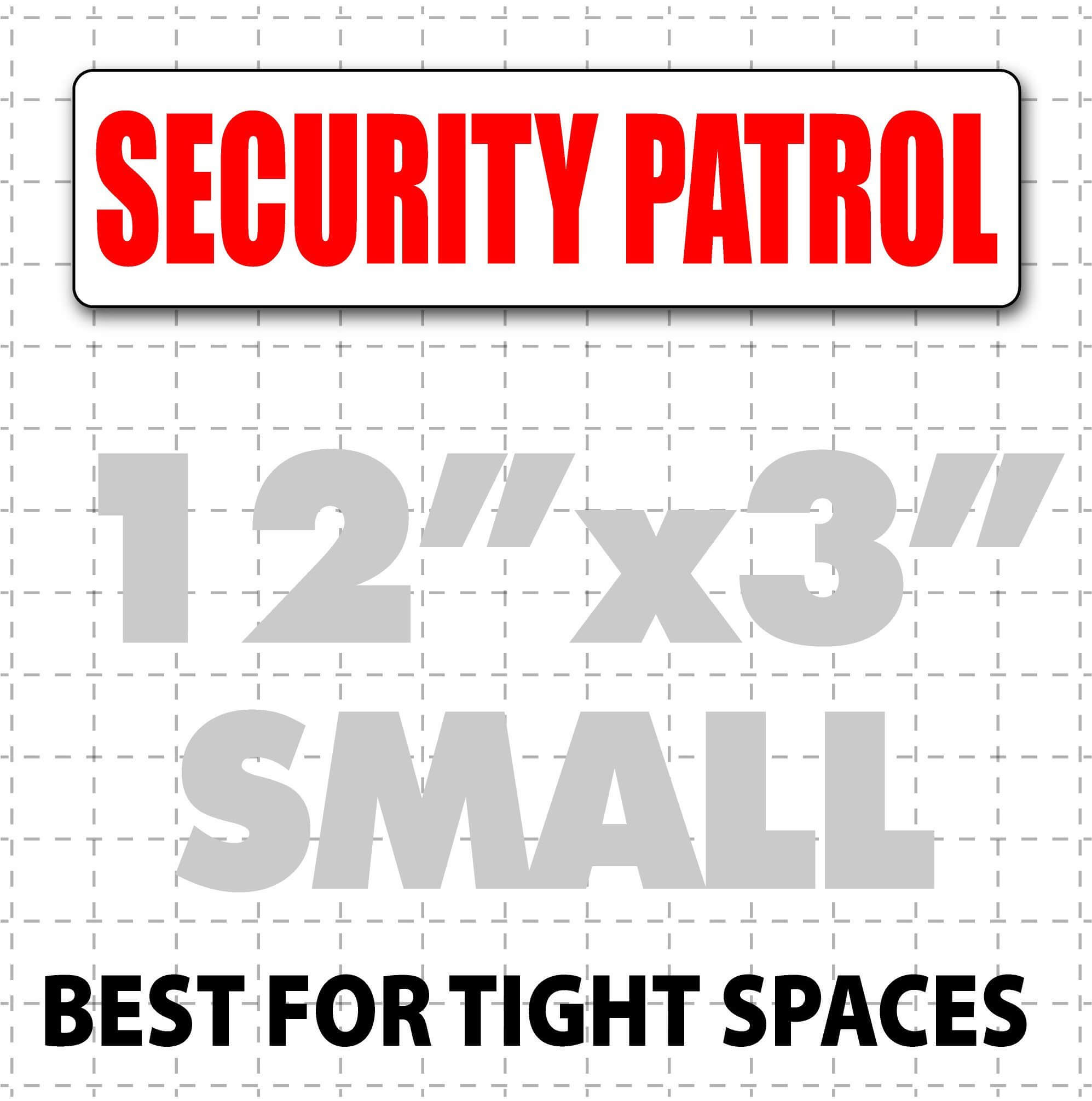 Magnetic Security Patrol Sign | Security Guard Car Magnets