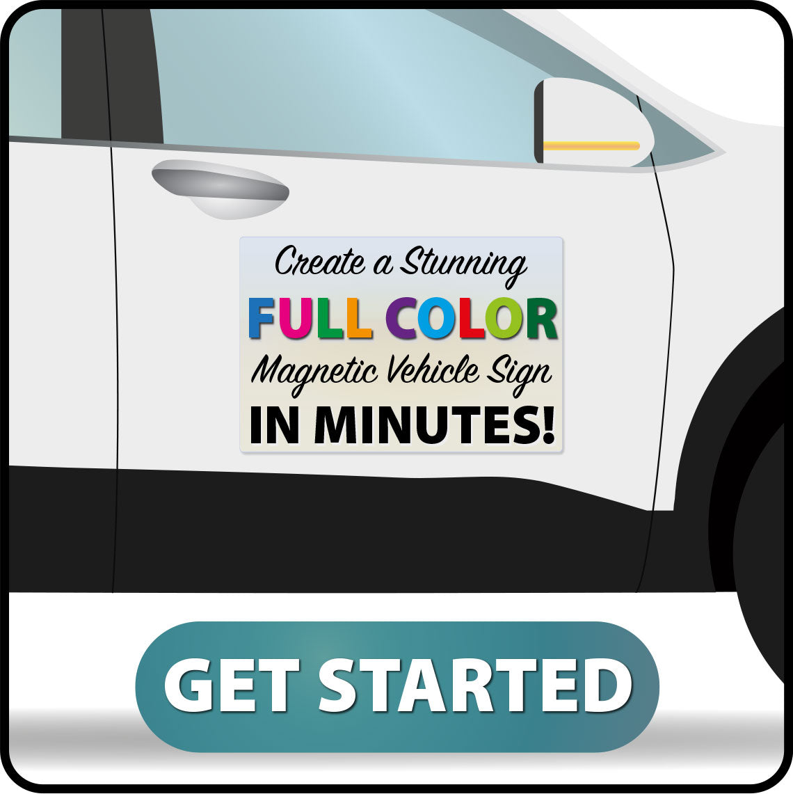 Custom Magnetic Signs for Cars | Truck & Van Magnet Signs from $3.50