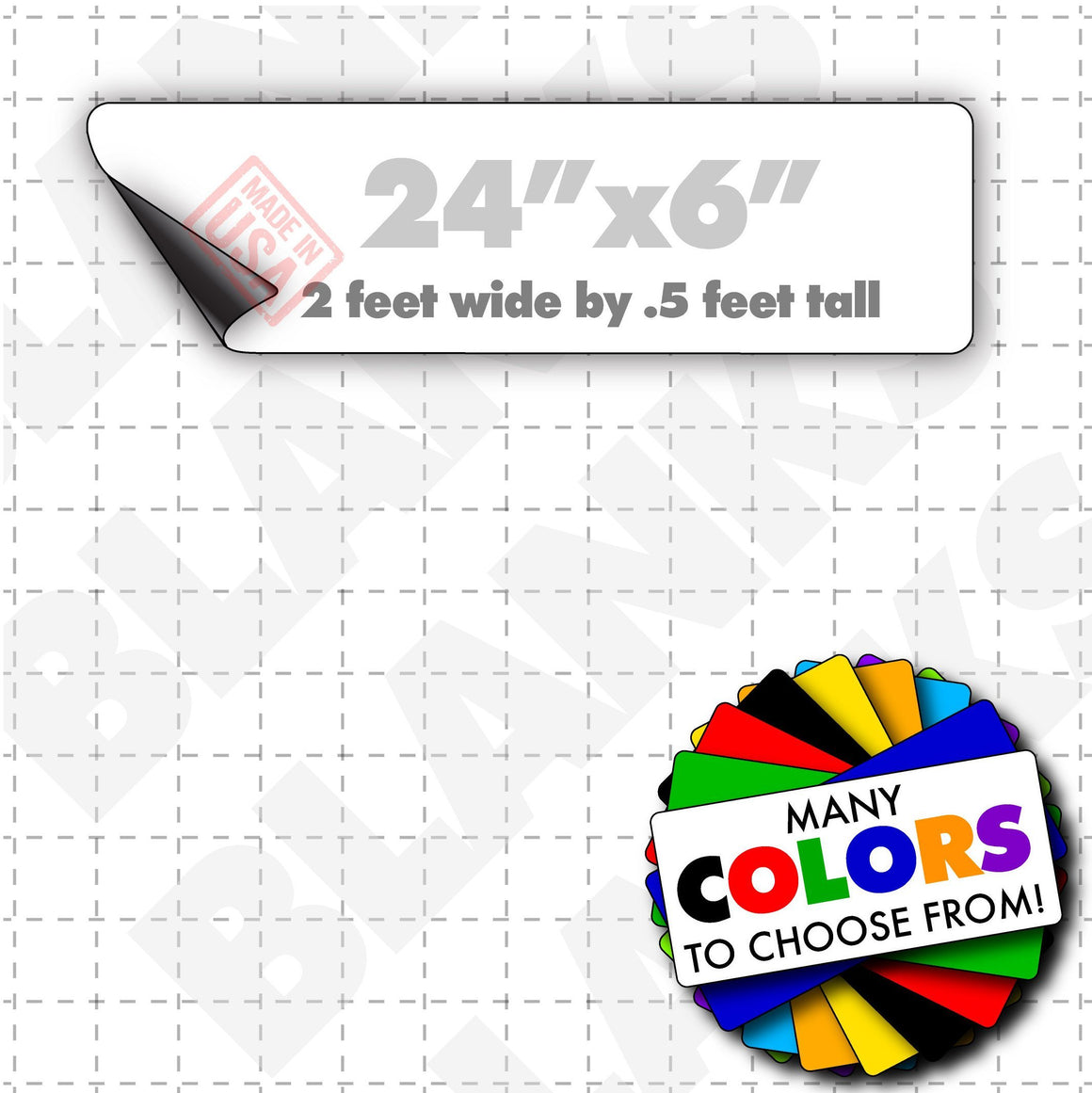 Magnetic Sign Blanks & Rolls of Sheeting | Blank Car Magnets